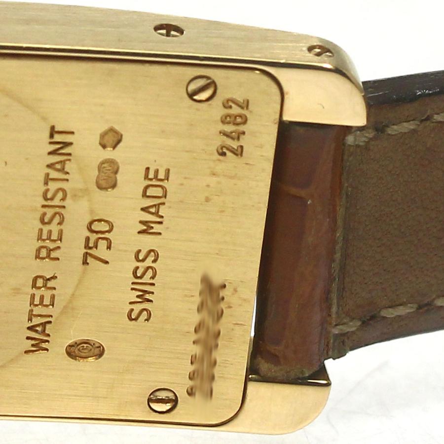 Cartier カルティエ CARTIER W2601556 タンクアメリカンSM K18YG クォーツ レディース _776994 ...