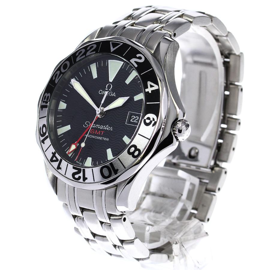 OMEGA オメガ 2534.50 シーマスター300 50周年記念モデル GMT 自動巻き メンズ 良品 _777019 : CLOSER ...
