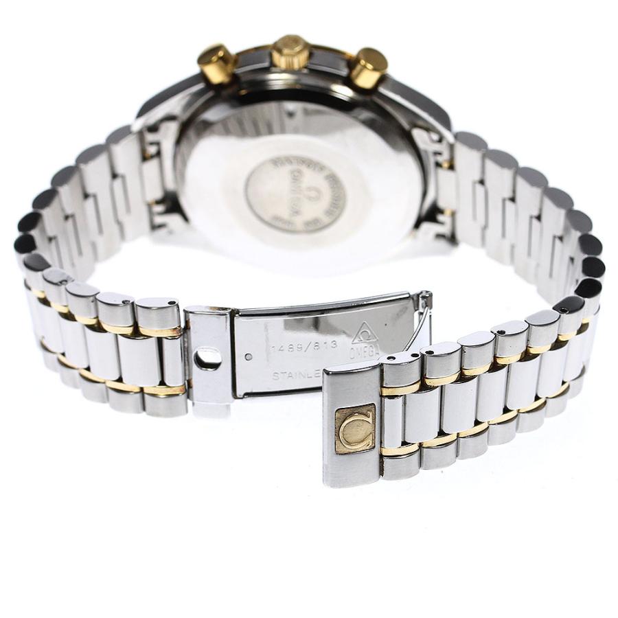 OMEGA オメガ 3330.20 スピードマスター トリプルカレンダー ムーンフェイズ 自動巻き メンズ 保証書付き_777190 ...