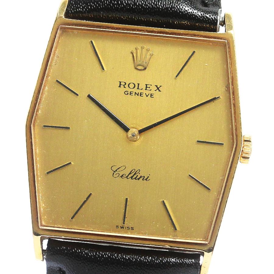 ROLEX ロレックス 4122 チェリーニ K18YG cal.1601 手巻き メンズ _777356 : CLOSER Yahoo ...