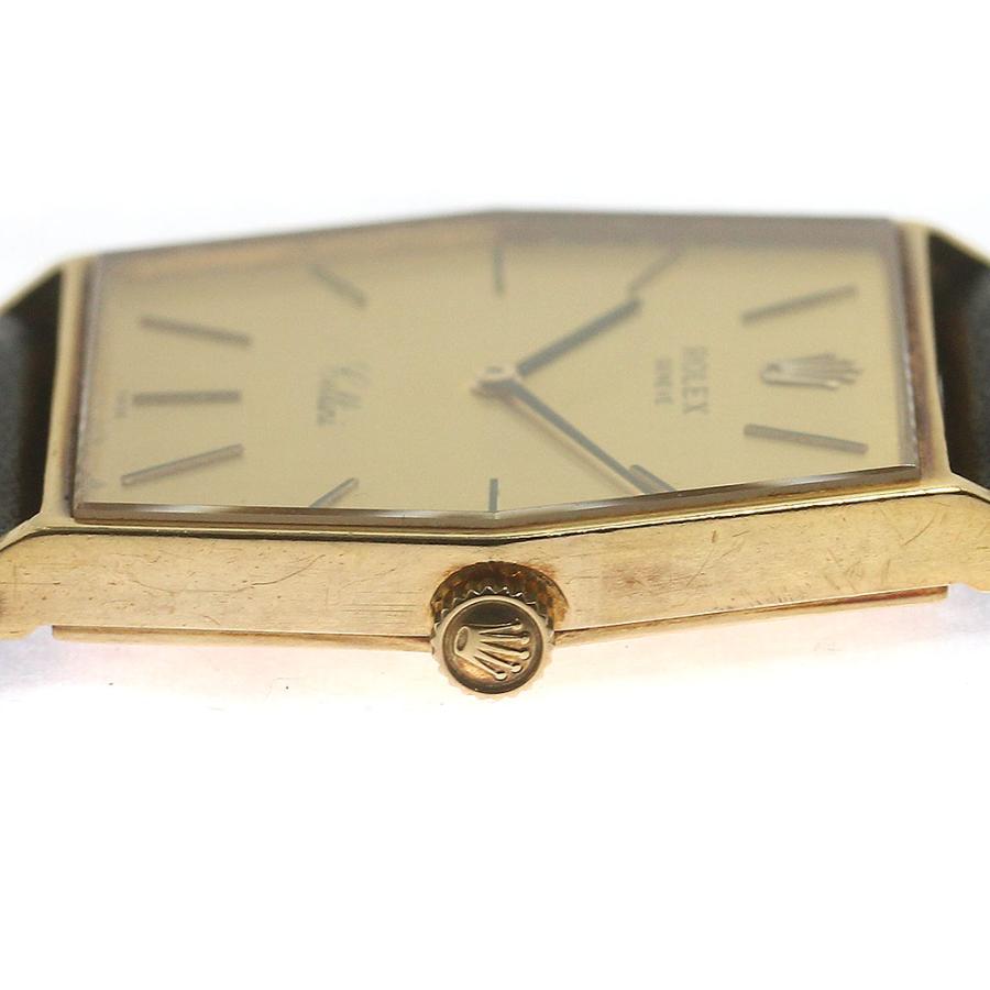 ROLEX ロレックス 4122 チェリーニ K18YG cal.1601 手巻き メンズ _777356 : CLOSER Yahoo ...