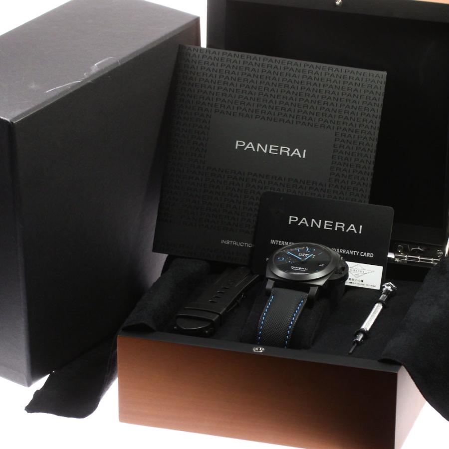 パネライ PANERAI PAM01661 ルミノール マリーナ カーボテック スモールセコンド デイト 自動巻き メンズ 美品 箱・保証書 ...