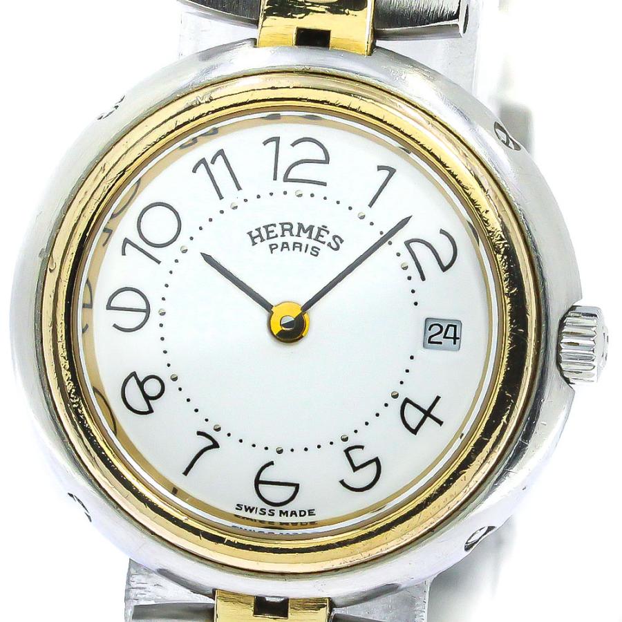 HERMES エルメス プロフィール デイト クォーツ メンズ 箱付き_778021 : CLOSER Yahoo!ショップ - 通販 - Yahoo!ショッピング