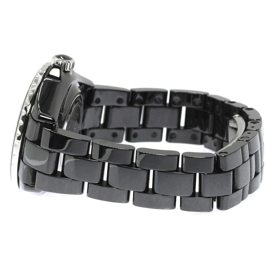 CHANEL シャネル H7121 J12 エレクトロ ブラックセラミック 限定1255本 クォーツ レディース 良品 _778025 ...