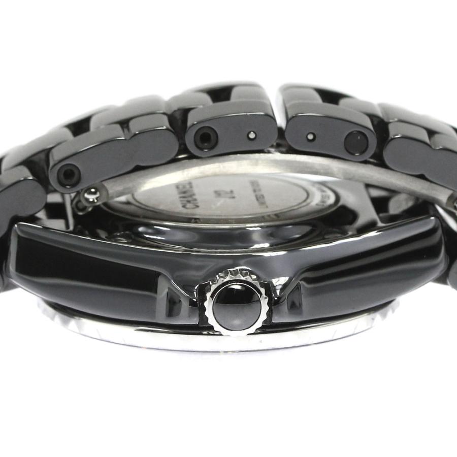 CHANEL シャネル H7121 J12 エレクトロ ブラックセラミック 限定1255本 クォーツ レディース 良品 _778025 ...