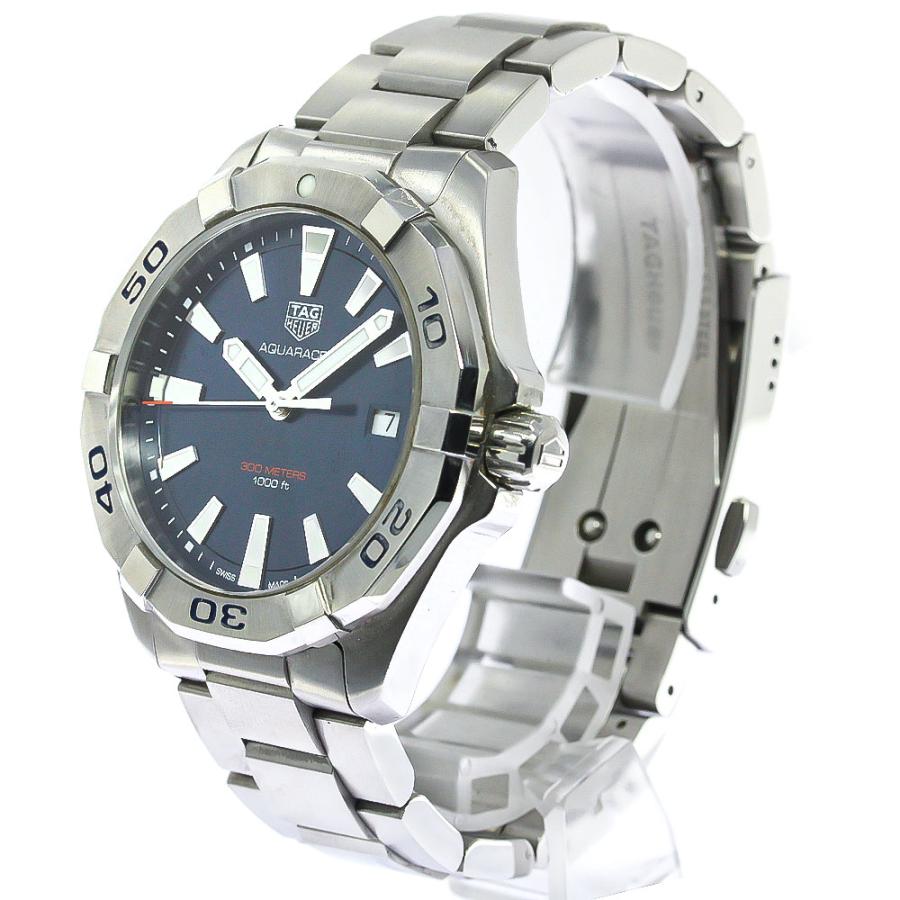 TAG HEUER タグホイヤー WBD1112 アクアレーサー デイト クォーツ メンズ _778027 : CLOSER Yahoo ...