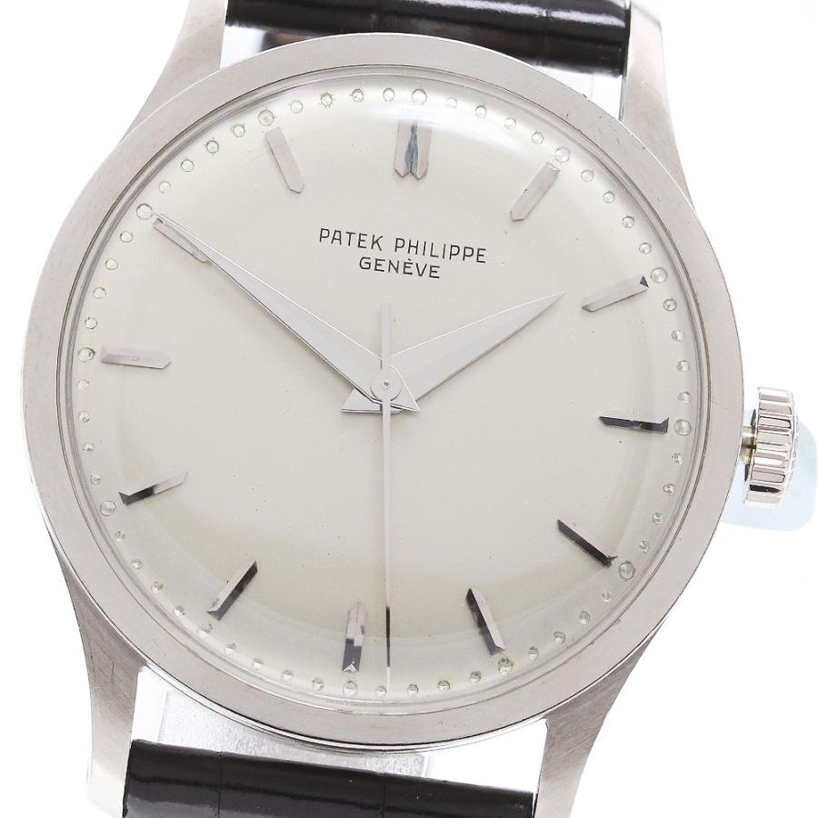 PATEK PHILIPPE パテックフィリップ カラトラバ K18WG 手巻き メンズ 箱付き_778179 : CLOSER Yahoo!ショップ - 通販 - Yahoo!ショッピング