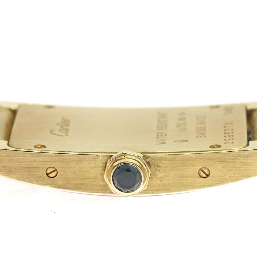 Cartier カルティエ CARTIER W2601556 タンクアメリカンSM K18YG クォーツ レディース 保証書付き_778448 ...