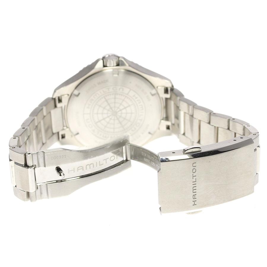 ハミルトン HAMILTON H82231150 (H822310) カーキ ネイビー スキューバー クォーツ メンズ 美品 保証書付き ...