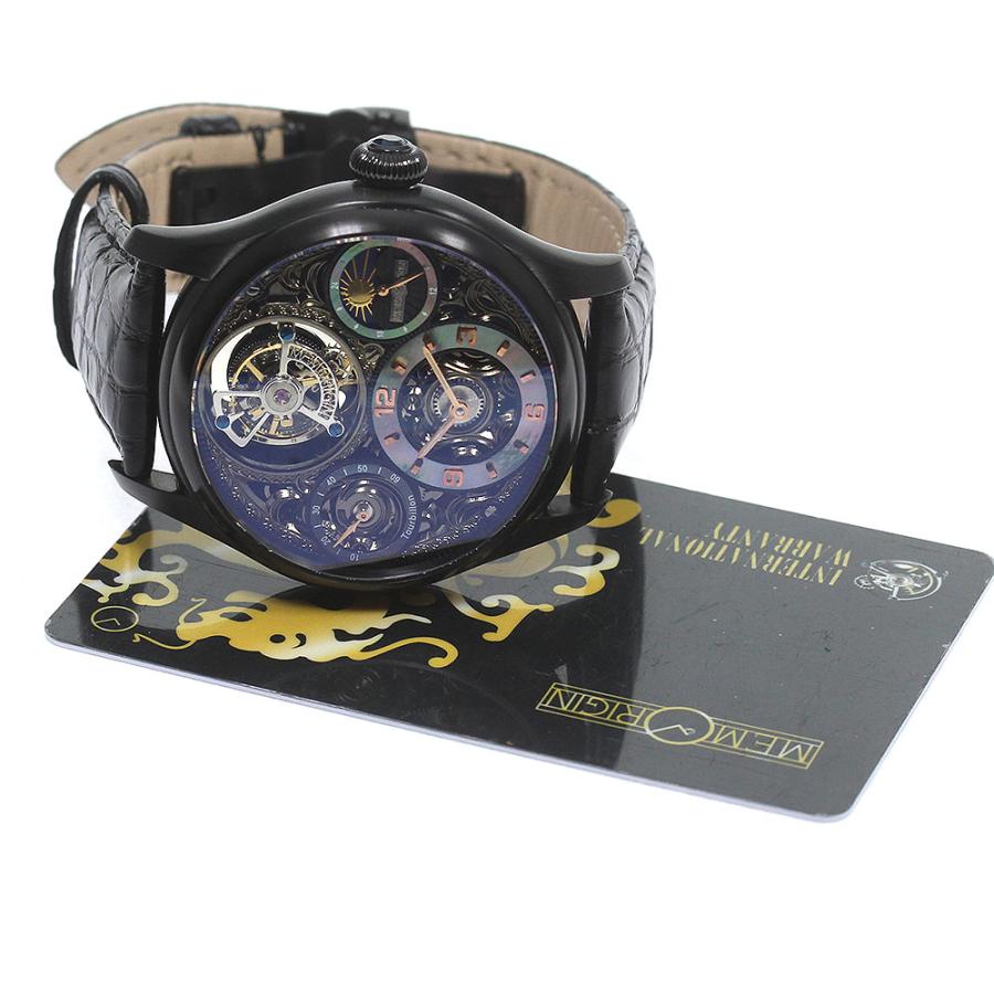 メモリジン MEMORIGIN MO1001G トゥールビヨン 手巻き メンズ 美品 保証書付き_779033【ev10】 : 779033 ...