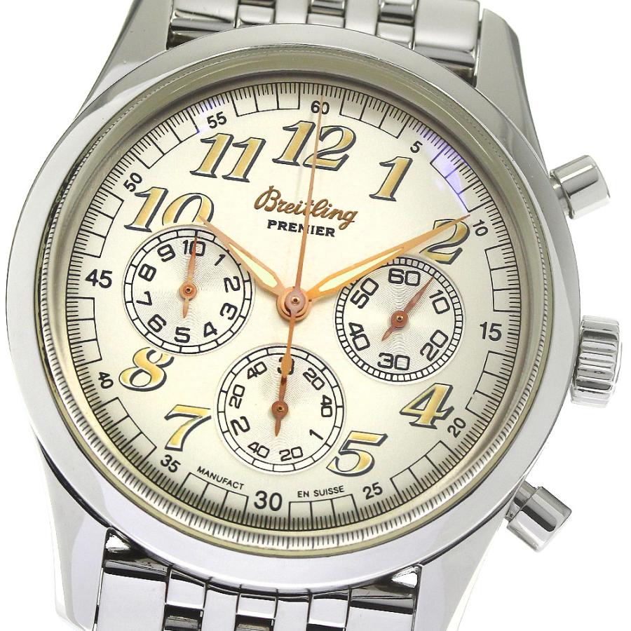 ブライトリング BREITLING A40035 ナビタイマー プレミエ クロノグラフ 自動巻き メンズ 良品 箱付き_779320 : ...