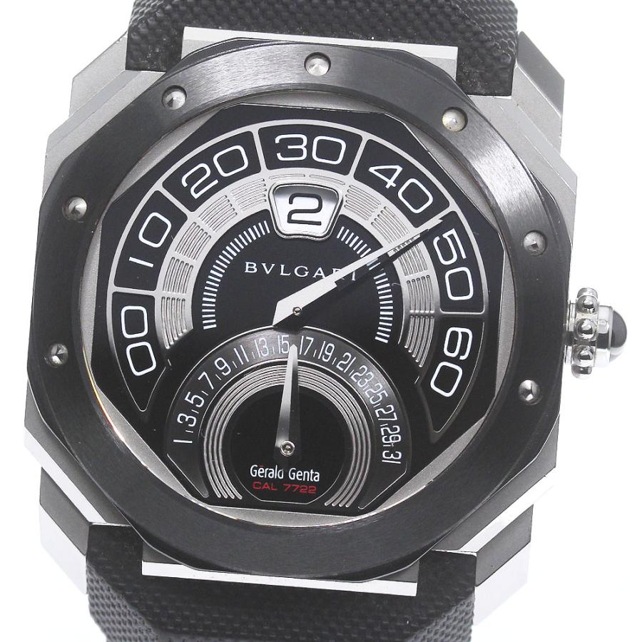 BVLGARI ブルガリ OBR.Y.1C オクト バイレトロ ジェラルド・ジェンタ 自動巻き メンズ _779567 : CLOSER Yahoo!ショップ - 通販 - Yahoo!ショッピング