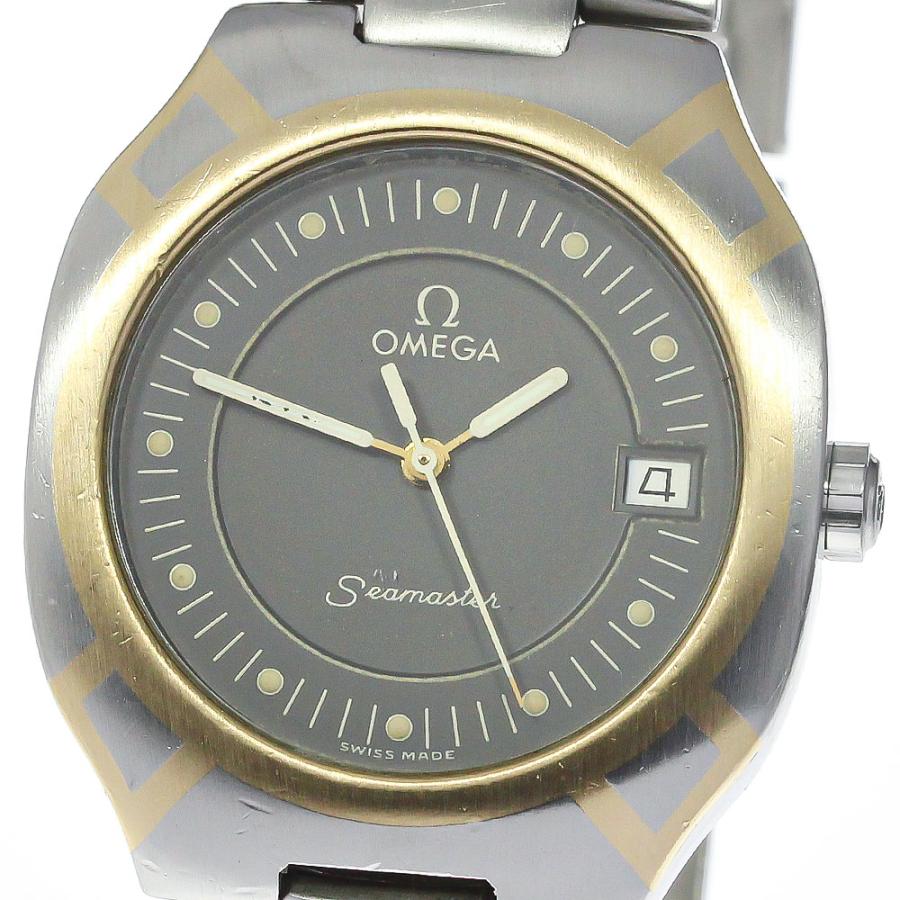 OMEGA オメガ シーマスター ポラリス デイト クォーツ メンズ _780665 : CLOSER Yahoo!ショップ - 通販 ...