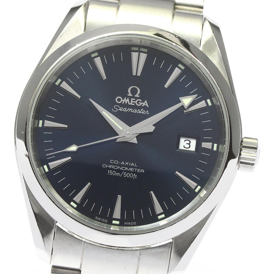 OMEGA オメガ 2503.80 シーマスター アクアテラ デイト 自動巻き メンズ 保証書付き_781288 : CLOSER Yahoo ...