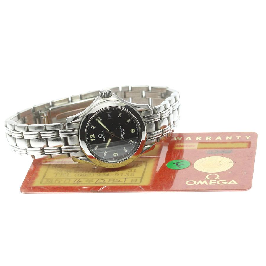 OMEGA オメガ 2581.53 シーマスター120M デイト クォーツ レディース 保証書付き_782188 : CLOSER Yahoo ...