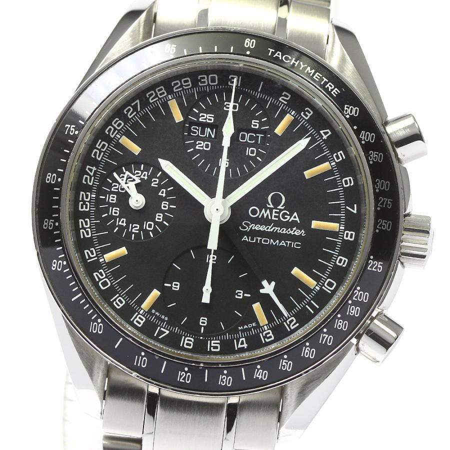 オメガ OMEGA 3520.50 スピードマスター マーク40 コスモス トリプルカレンダー 自動巻き メンズ _782228 : ...