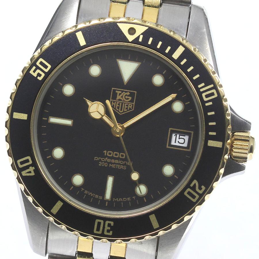 TAG HEUER タグホイヤー 980.020N 1000 プロフェッショナル デイト クォーツ メンズ 保証書付き_783002 : CLOSER Yahoo!ショップ - 通販 ...
