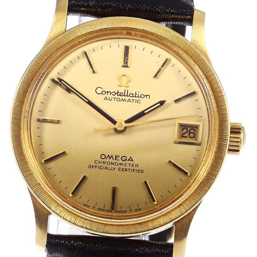 OMEGA オメガ 166.052 コンステレーション K18YG cal.1001 自動巻き メンズ _783013 : CLOSER Yahoo!ショップ - 通販 - Yahoo!ショッピング