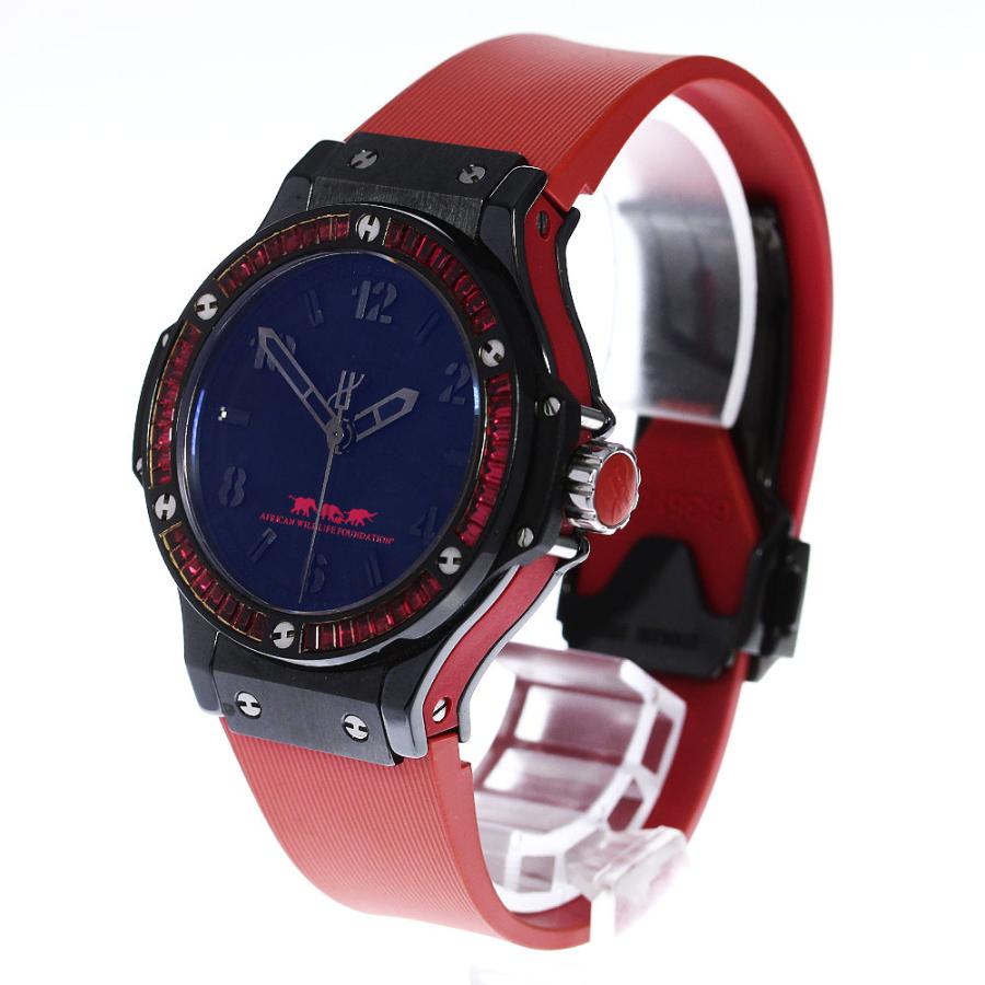 HUBLOT ウブロ 361.CR.1110.RR.1913.AWF10 ビッグバン アウト オブ アフリカ レッドスピネル 500本限定 クォーツ レディース 美品 _783127 ...
