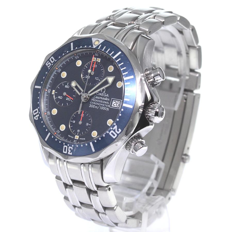 OMEGA オメガ 2599.80 シーマスター300 クロノグラフ 自動巻き メンズ _783346 : CLOSER Yahoo!ショップ - 通販 - Yahoo!ショッピング