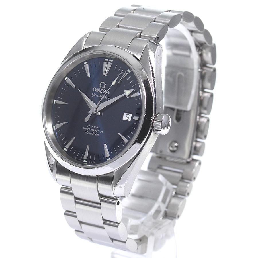ベルト訳あり オメガ OMEGA 2503.80 シーマスター アクアテラ デイト 自動巻き メンズ _784196 :784196 ...