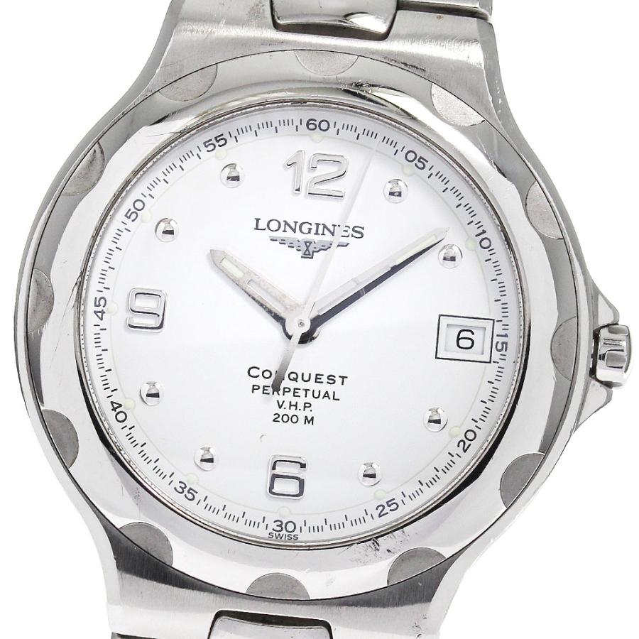 LONGINES ロンジン L1.632.4 コンクエスト デイト クォーツ メンズ _784841 : CLOSER Yahoo!ショップ - 通販 - Yahoo!ショッピング