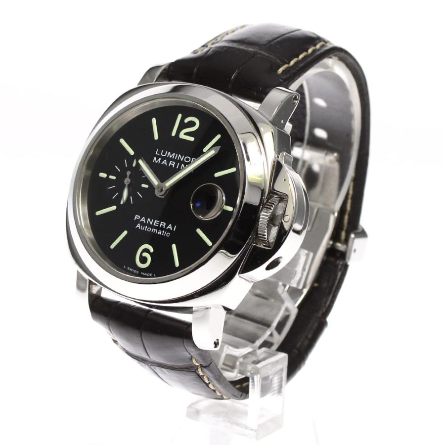 OFFICINE PANERAI パネライ PAM00104 ルミノールマリーナ スモールセコンド 自動巻き メンズ 箱・保証書付き ...