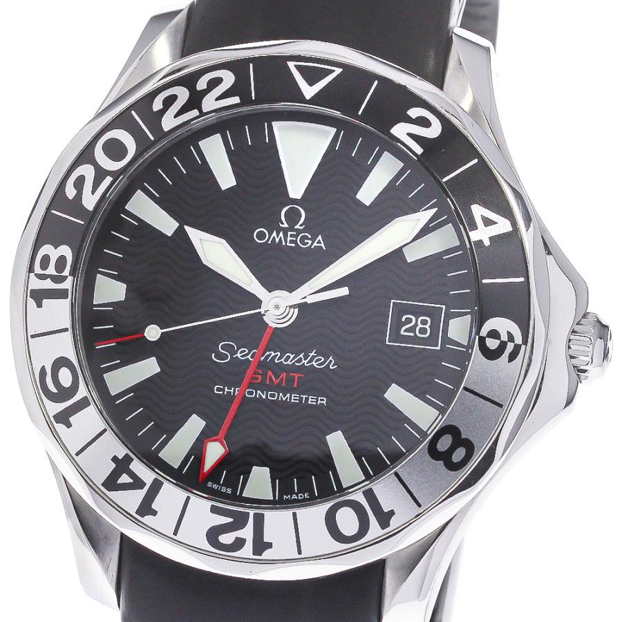 オメガ OMEGA 2834.50.91 シーマスター GMT 自動巻き メンズ _785042 : 785042 : CLOSER ...