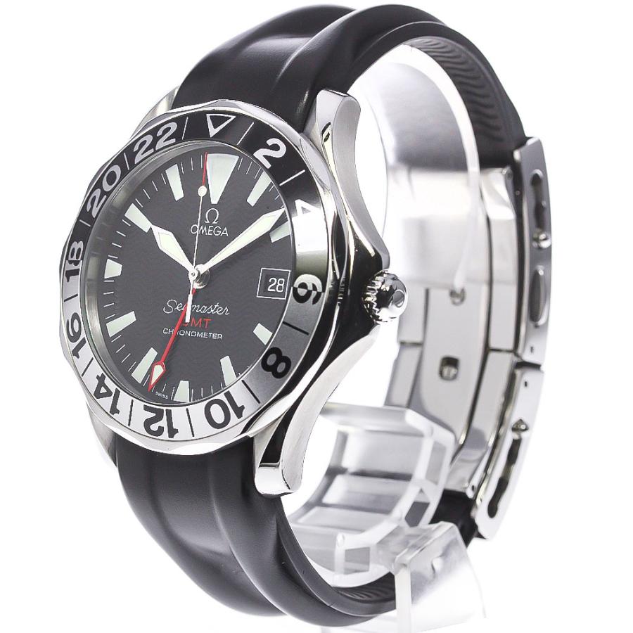 オメガ OMEGA 2834.50.91 シーマスター GMT 自動巻き メンズ _785042 : 785042 : CLOSER ...