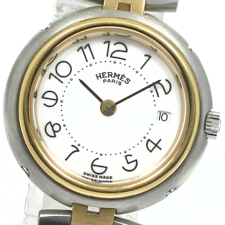 HERMES（エルメス） プロフィール デイト クォーツ レディース 箱付き_785418 : CLOSER Yahoo!ショップ - 通販 - Yahoo!ショッピング