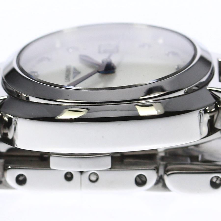 LONGINES ロンジン L8.110.4 プリマルナ 11Pダイヤ デイト クォーツ レディース 良品 _785476 : CLOSER ...
