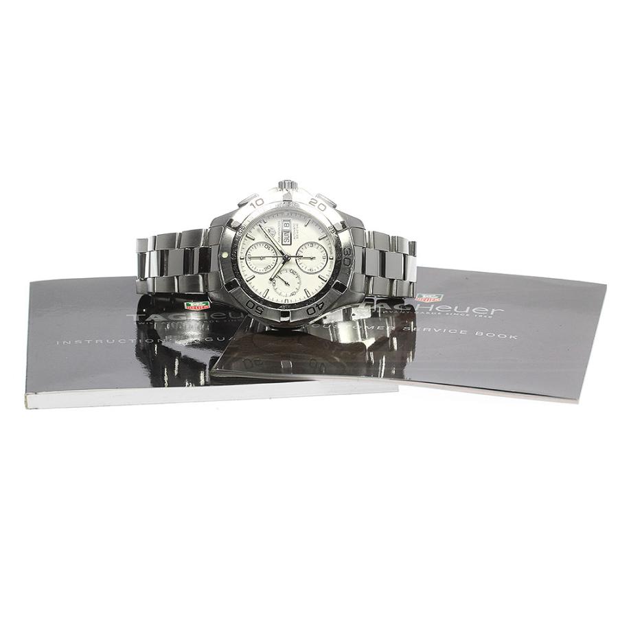 TAG HEUER（タグ・ホイヤー） TAG HEUER CAF2011 アクアレーサー クロノグラフ デイデイト 自動巻き メンズ ...