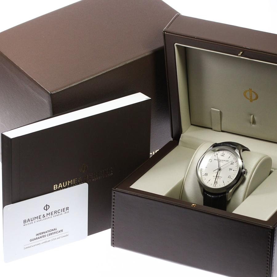 BAUME&MERCIER ボーム＆メルシェ Baume & Mercier M0A10112 クリフトン デュアルタイム 自動巻き メンズ ...