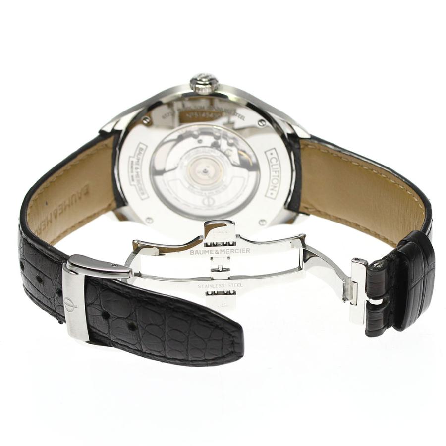 BAUME&MERCIER ボーム＆メルシェ Baume & Mercier M0A10112 クリフトン デュアルタイム 自動巻き メンズ ...