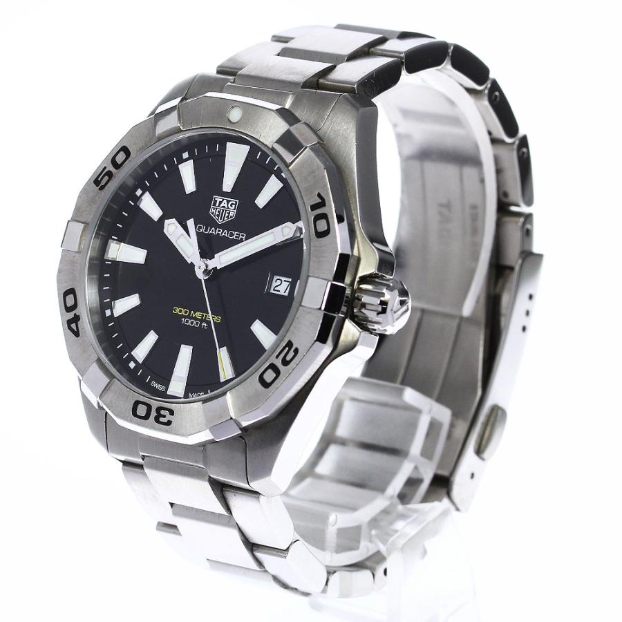 TAG HEUER（タグ・ホイヤー） TAG HEUER WBD1110 アクアレーサー デイト クォーツ メンズ 良品 箱・保証書付き ...