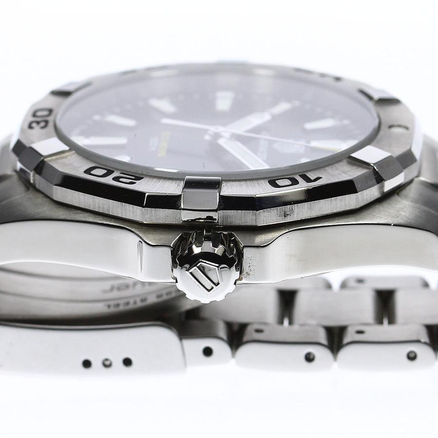 TAG HEUER（タグ・ホイヤー） TAG HEUER WBD1110 アクアレーサー デイト クォーツ メンズ 良品 箱・保証書付き ...
