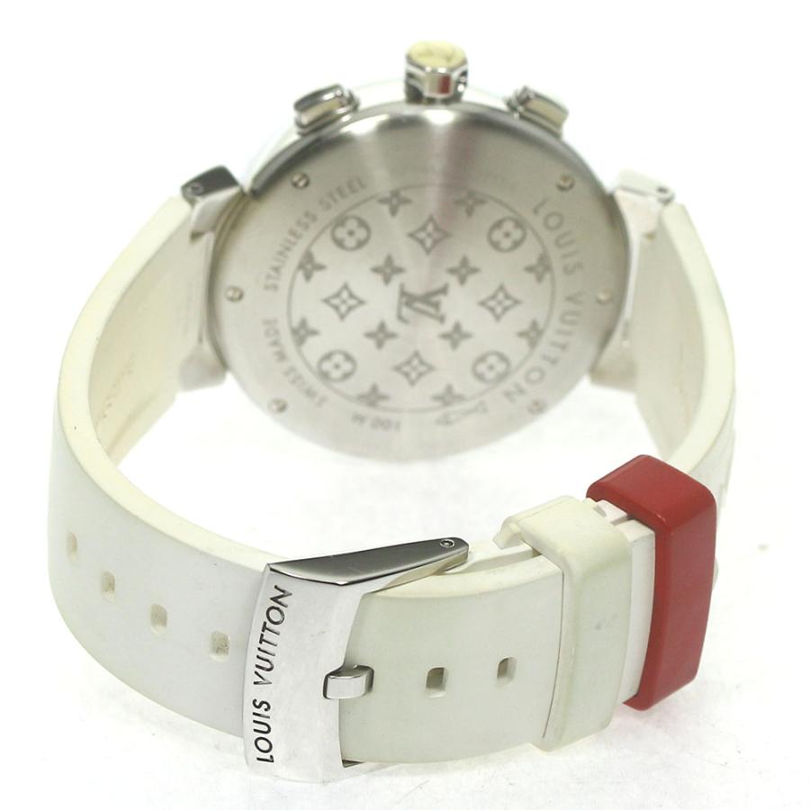 ベルト訳あり ルイ・ヴィトン LOUIS VUITTON Q11BA タンブール ラブリーカップ クロノグラフ クォーツ メンズ 内箱・保証書 ...