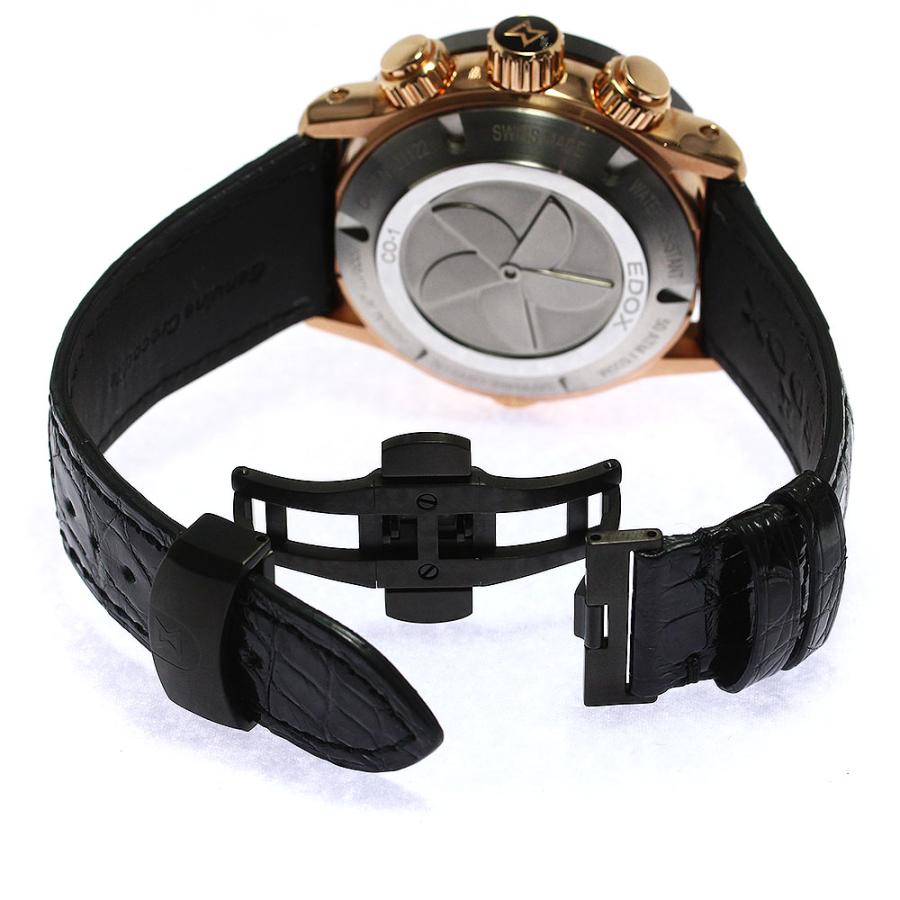 EDOX（エドックス） EDOX 01122 クロノオフショア1 デイデイト クロノグラフ 自動巻き メンズ 美品 保証書付き_790131 ...