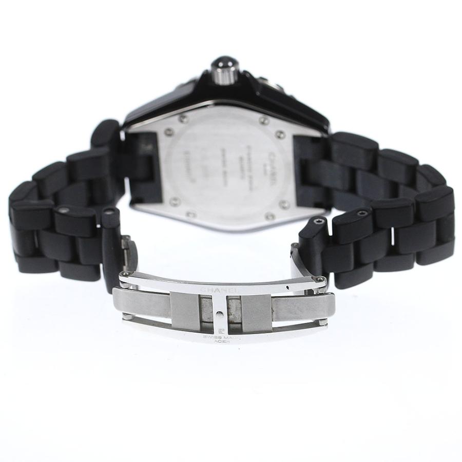 CHANEL（シャネル） CHANEL H0682 J12 黒セラミック デイト クォーツ レディース 箱・保証書付き_790319 ...