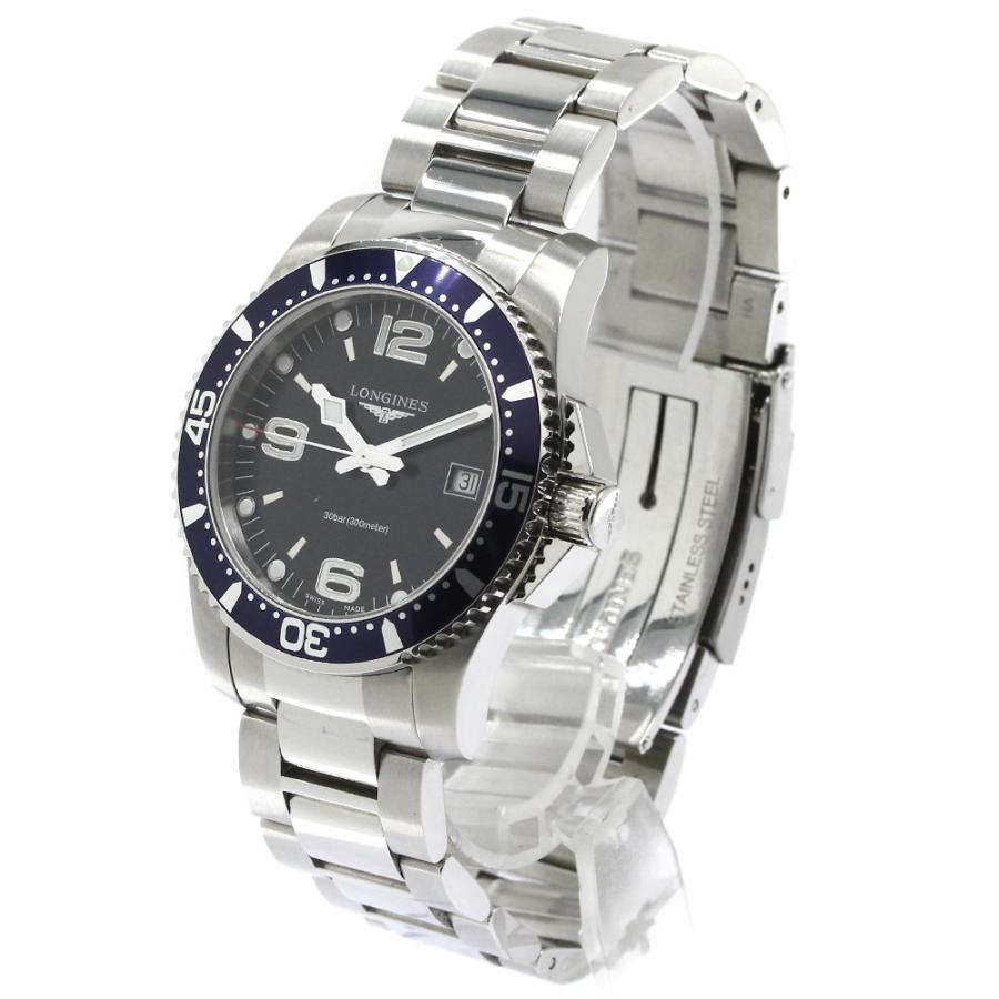 LONGINES ロンジン L3.740.4 ハイドロ コンクエスト デイト クォーツ メンズ 箱付き_790351 : CLOSER ...