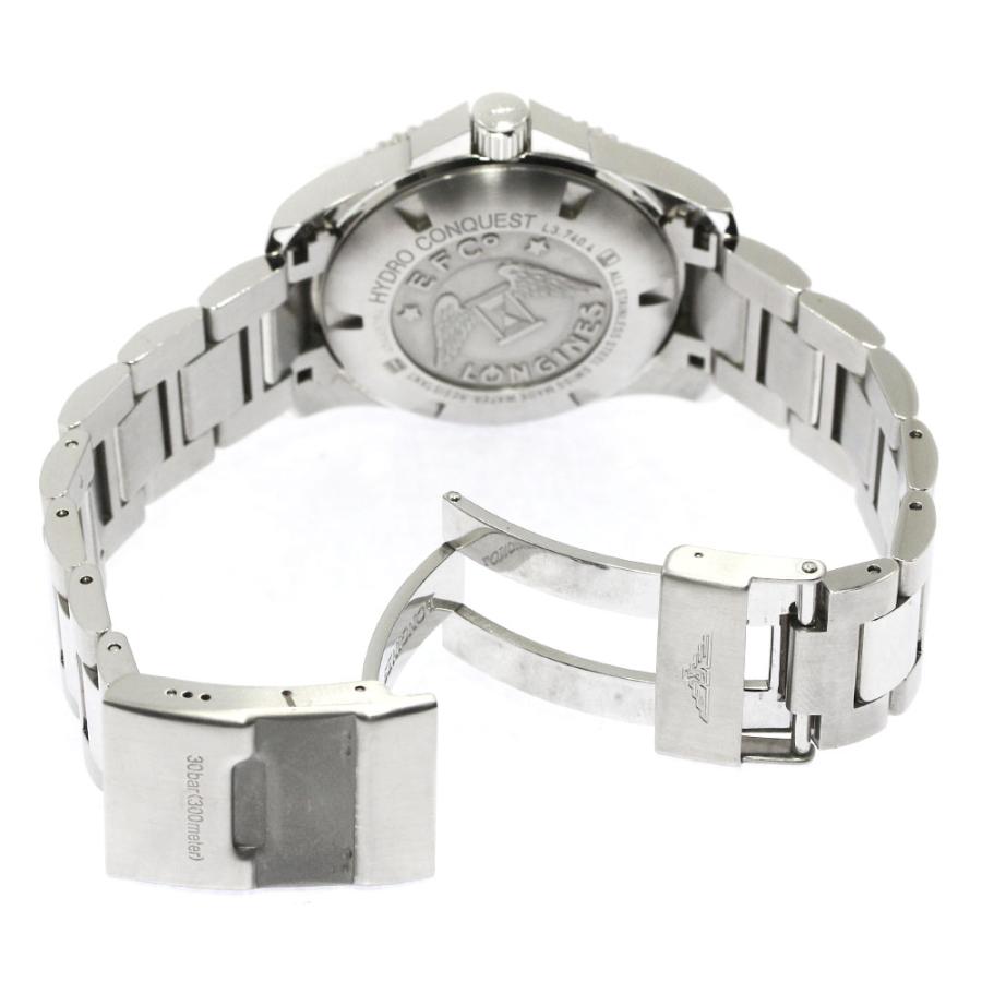 LONGINES ロンジン L3.740.4 ハイドロ コンクエスト デイト クォーツ メンズ 箱付き_790351 : CLOSER ...