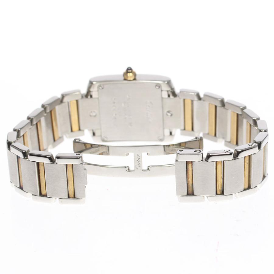Cartier（カルティエ） CARTIER W51007Q4 タンクフランセーズSM アフターダイヤベゼル クォーツ レディース ...