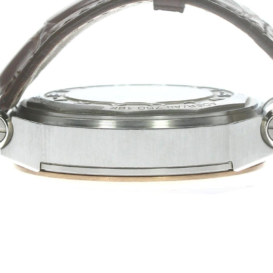 ブルガリ BVLGARI DGP42SGCH ディアゴノ カリブロ303 クロノグラフ K18PGベゼル 自動巻き メンズ 良品 箱・保証書 ...