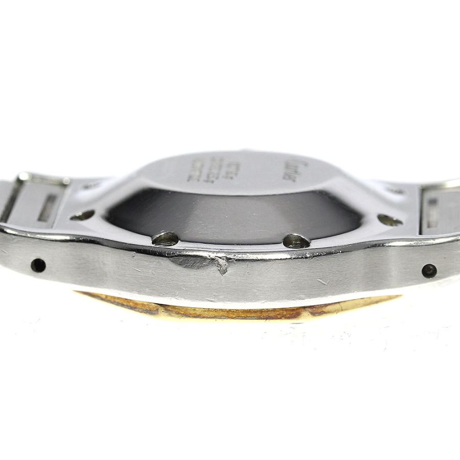 訳あり ベルトジャンク カルティエ CARTIER 81037288 サントスオクタゴンLM YGベゼル 自動巻き ボーイズ _791261 ...