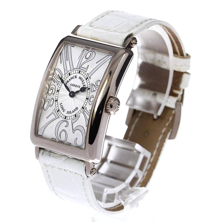 FRANCK MULLER フランクミュラー 952QZREL ロングアイランド K18WG クォーツ レディース 箱・保証書付き ...