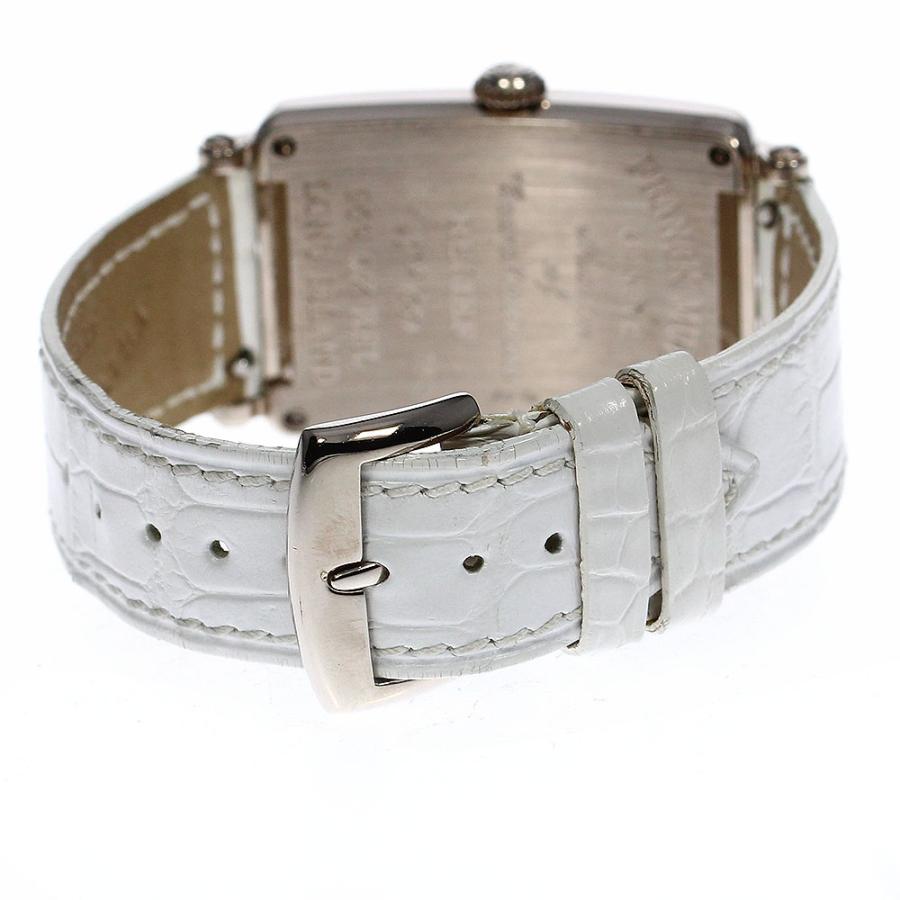 FRANCK MULLER フランクミュラー 952QZREL ロングアイランド K18WG クォーツ レディース 箱・保証書付き ...