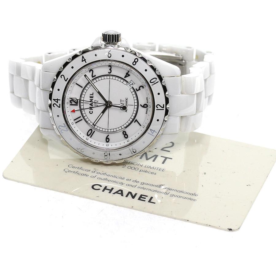 CHANEL（シャネル） CHANEL H2126 J12 GMT 白セラミック 限定2000本 自動巻き メンズ 保証書付き_791367 ...