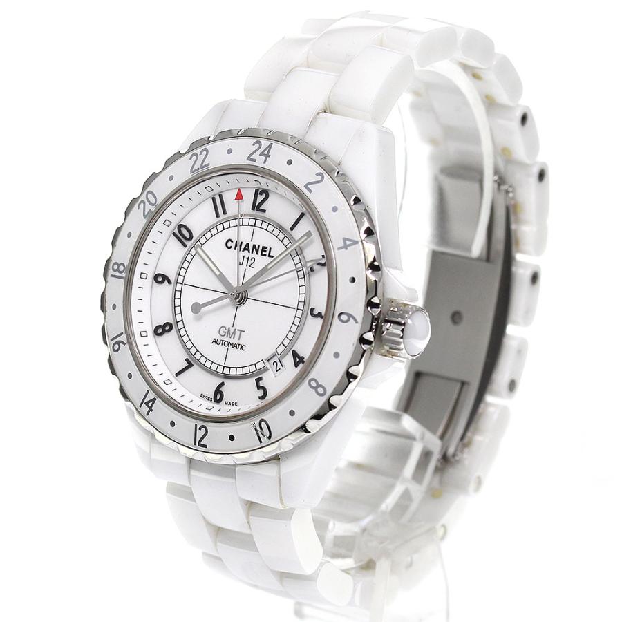 CHANEL（シャネル） CHANEL H2126 J12 GMT 白セラミック 限定2000本 自動巻き メンズ 保証書付き_791367 ...