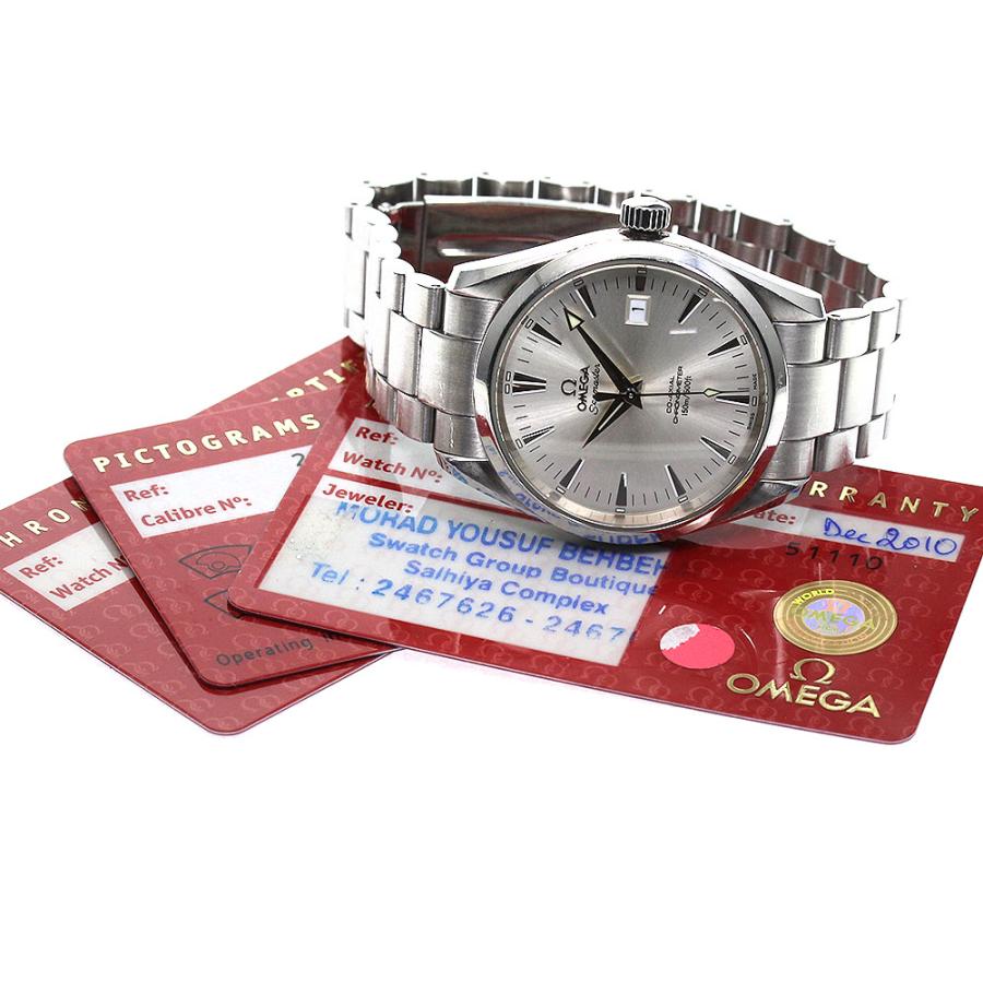 OMEGA ジャンク オメガ 2503.30 シーマスター アクアテラ コーアクシャル 自動巻き メンズ 保証書付き_791479 ...