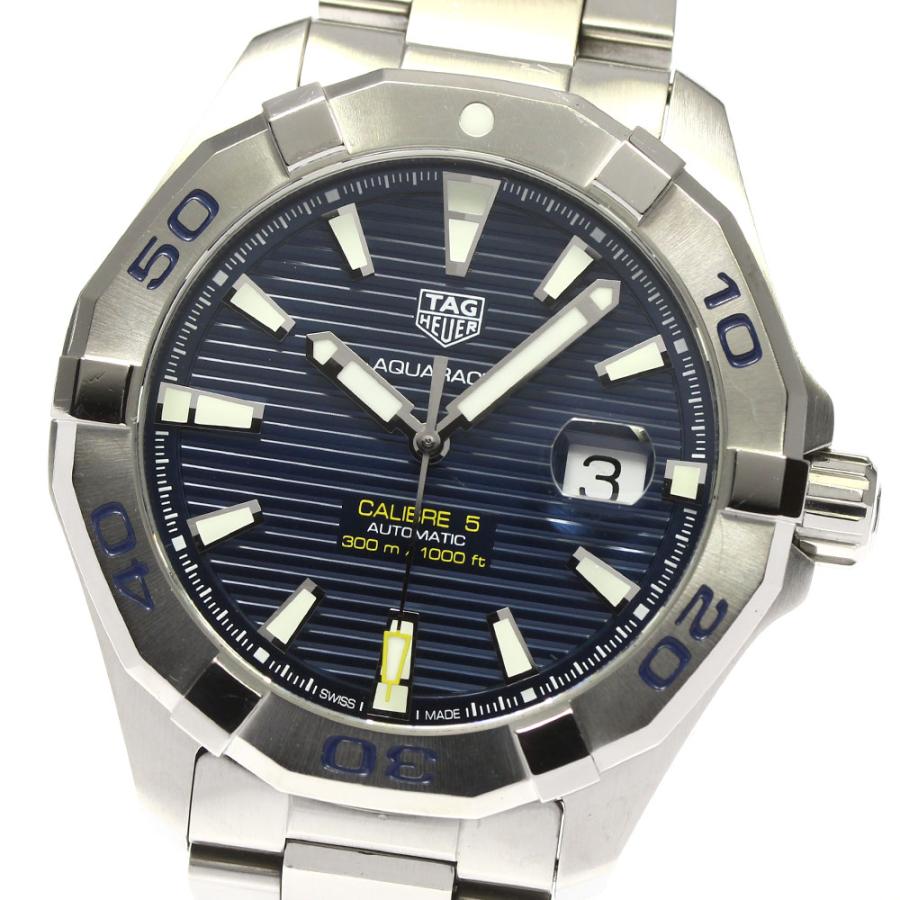 TAG HEUER タグホイヤー WAY2012 アクアレーサー デイト 自動巻き メンズ 箱・保証書付き_791521 : CLOSER ...
